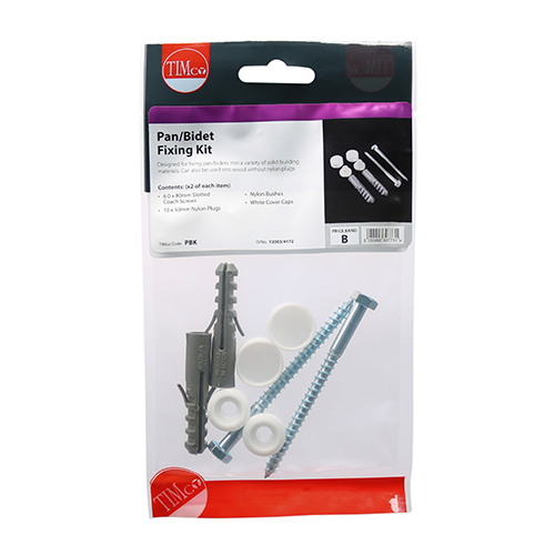Pan / Bidet Fixing Kit|Kellaway Building Supplies