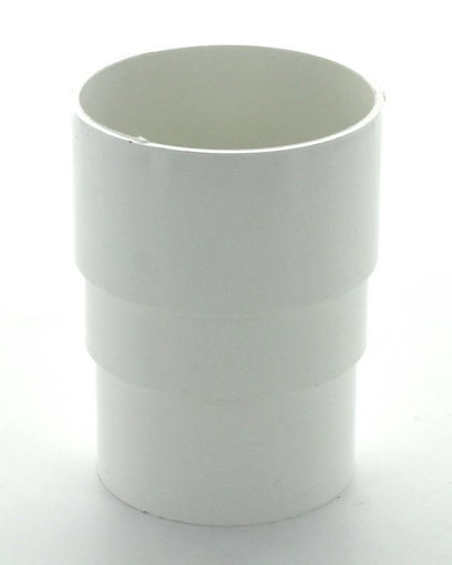 Hunter 68mm White Pipe Connector|Kellaway Building Supplies