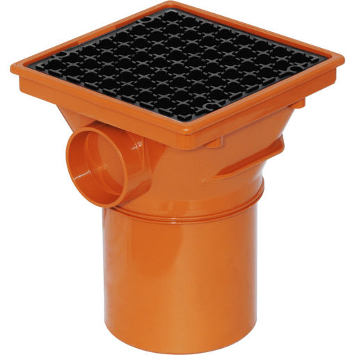 Hunter 110mm Underground Square Hopper Including Grating | Kellaway ...