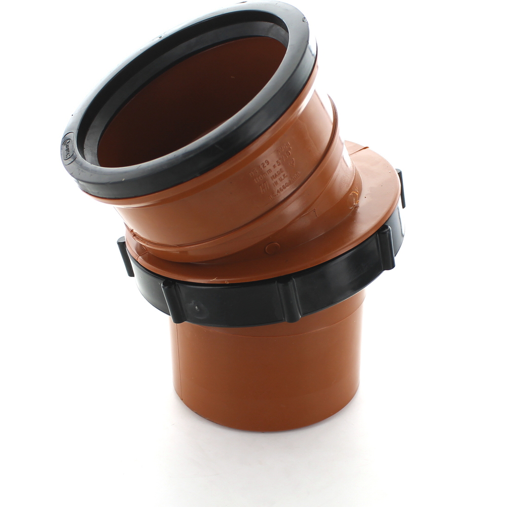 Hunter 110mm Underground Adjustable Bend | Kellaway Building Supplies