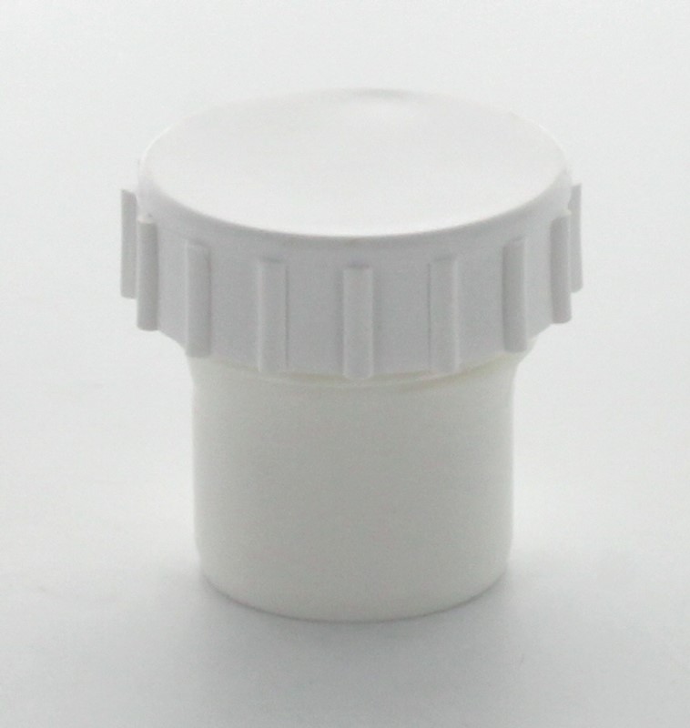 Hunter 50mm White Access Cap | Kellaway Building Supplies