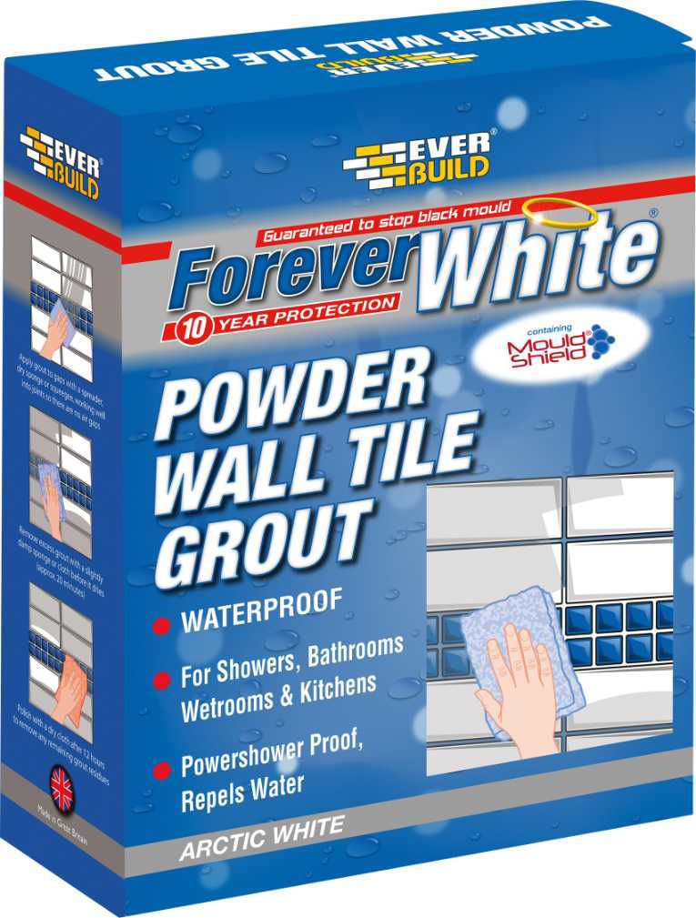 Everbuild Forever White Powder Wall Tile Grout|Kellaway Building Supplies