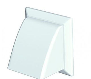 Domus 100mm Wall Outlet & Cowl|Kellaway Building Supplies