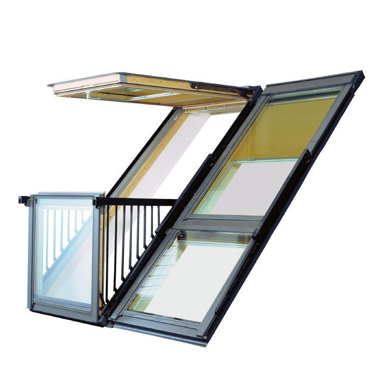 Velux CABRIO Double Roof Balcony with Slate Flashing|Kellaway Building ...