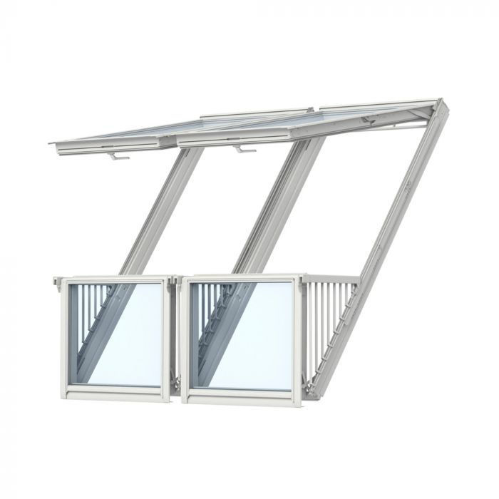 Velux CABRIO Double Roof Balcony with Slate Flashing|Kellaway Building ...