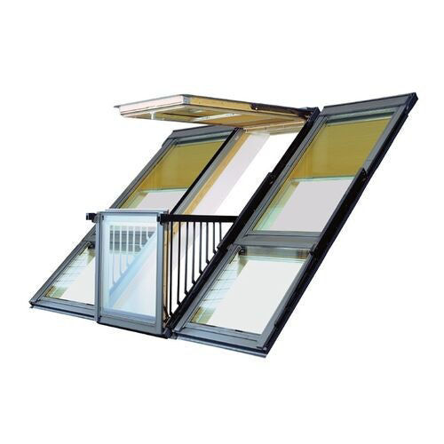 Velux CABRIO Triple Roof Balcony with Slate Flashing|Kellaway Building ...