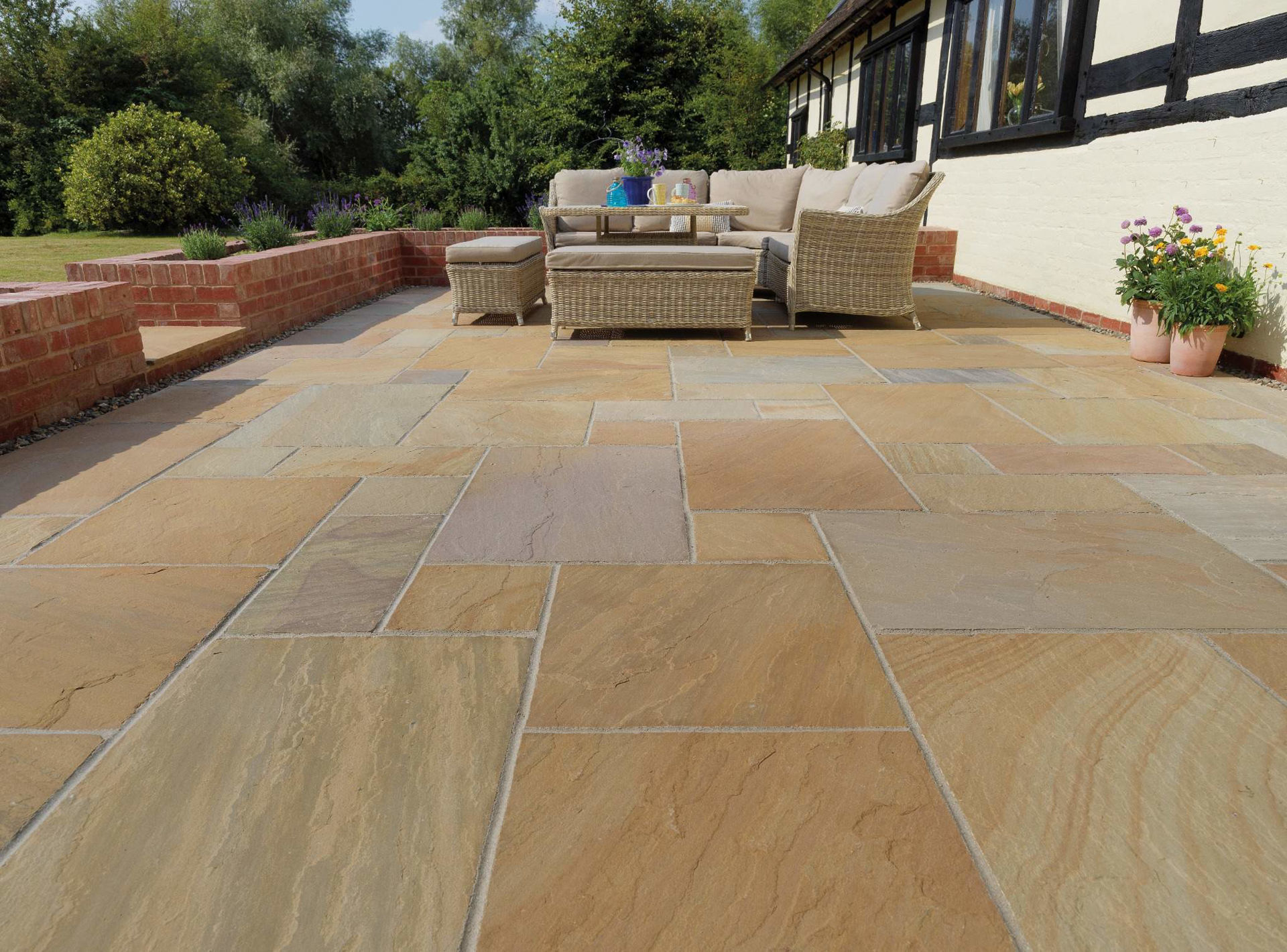 Pavestone Calibrated Sandstone Paving Slab | Kellaway Building Supplies