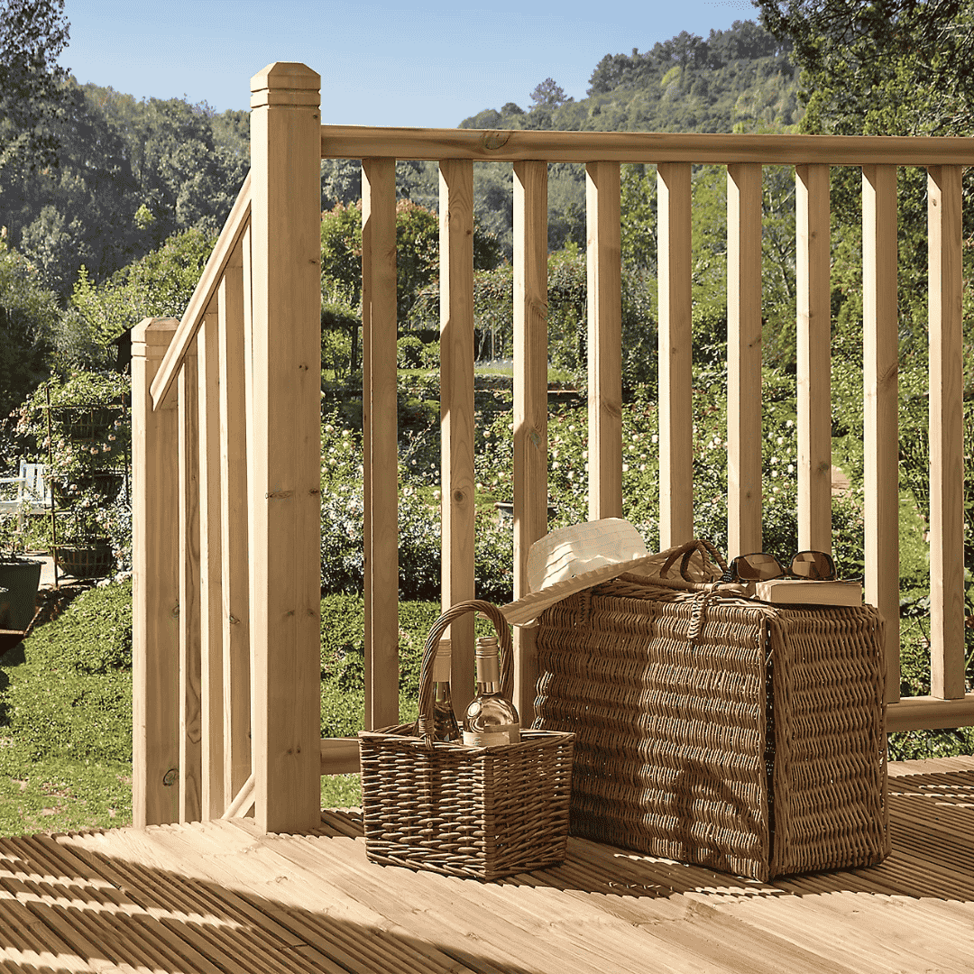 Cheshire Treated Blank Decking Spindles | Kellaway Building Supplies
